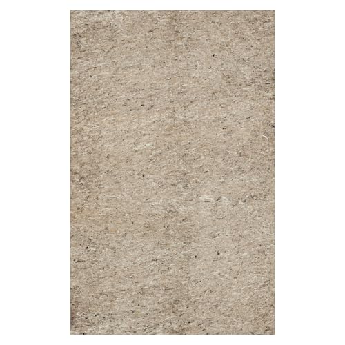 Mohawk Home 8' x 10' Non Slip Rug Pad Gripper 1/2 Thick Dual Surface Felt + Rubber Gripper - Safe for All Floors