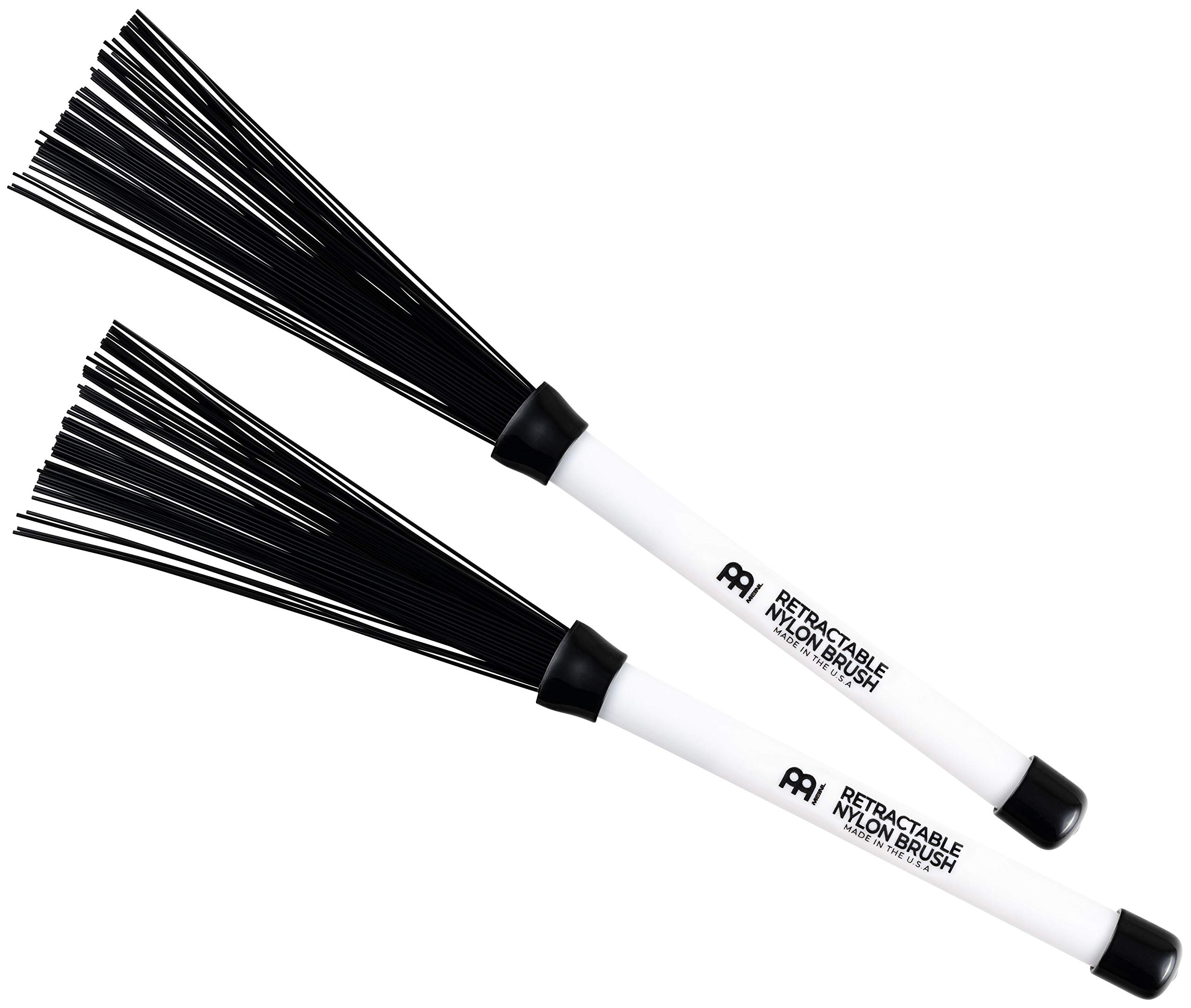 Meinl Percussion Retractable Nylon Cajon Drum Brushes — Made in USA — for Acoustic Music (CB2)