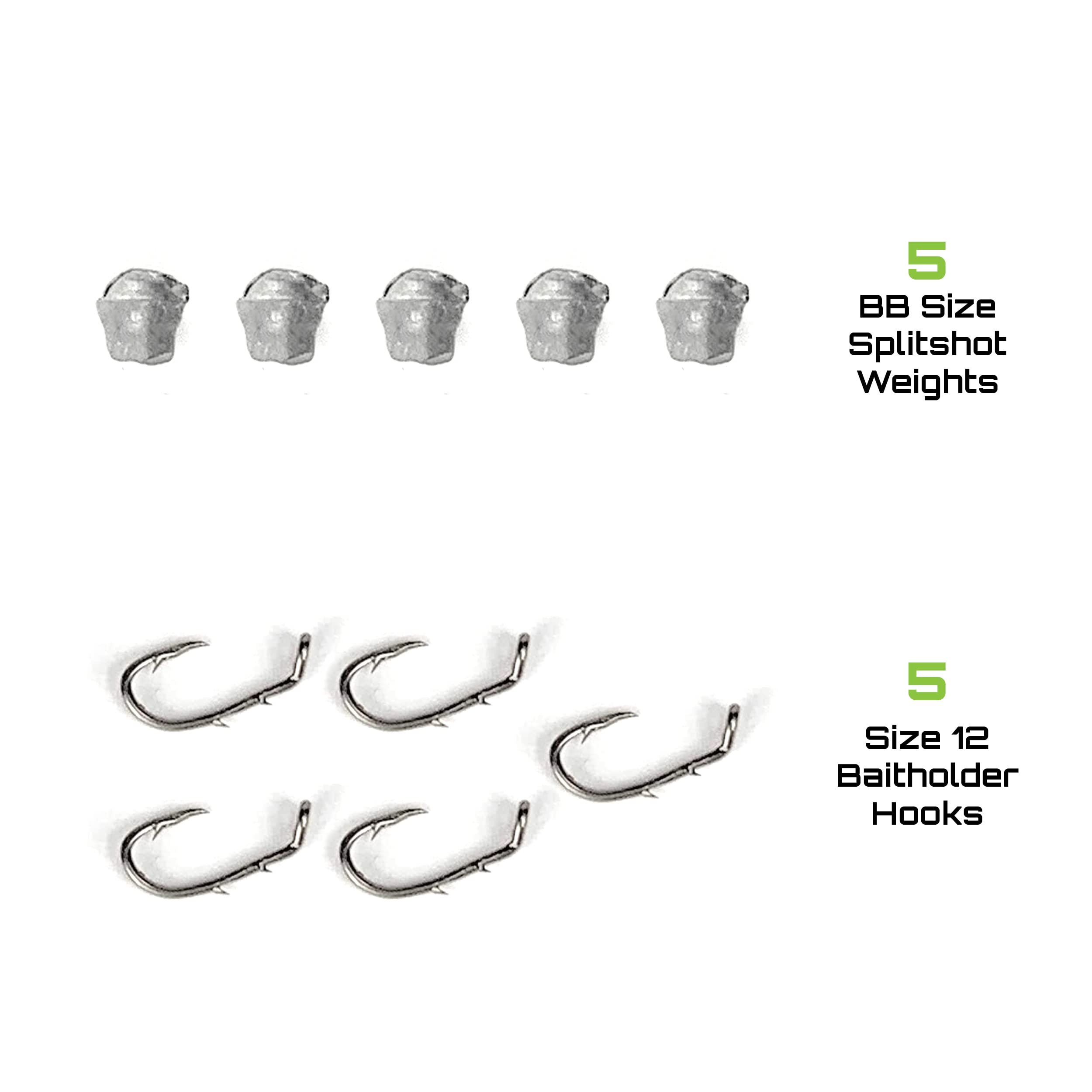 Tackle HD Pro Striker Trout Worm 135-Piece Soft Plastic Fishing Lure Kit with Hooks and Weights