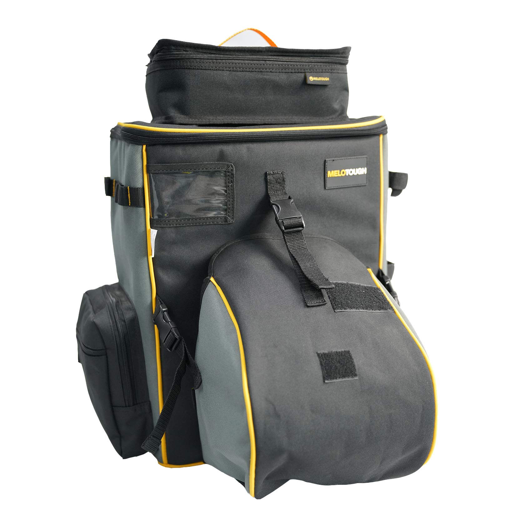 MELOTOUGH Welding Tool Backpack Welder Backpack Extreme Gear Pack with Helmet Catch