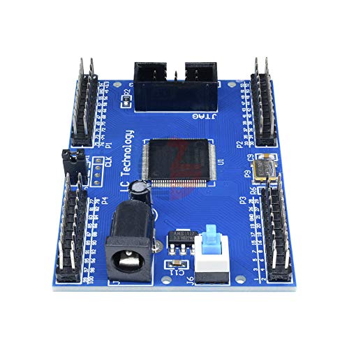 MAX II EPM240 CPLD Development Board DC 5V FPGA Experiment Board Learning Breadboard with Power Supply Jack Switch