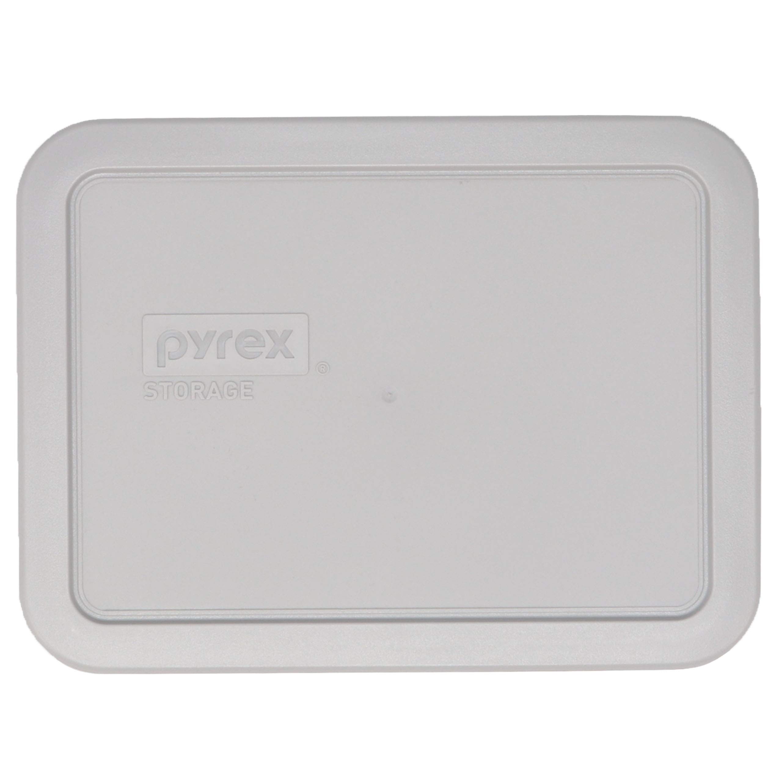 Pyrex 7210-PC 3-Cup (1) Grey & (1) Blue Food Storage Plastic Lids