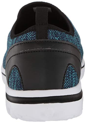 Propet Women's TravelActiv Slip-On Sneaker, Blue Heather, 7.5 X-Wide US
