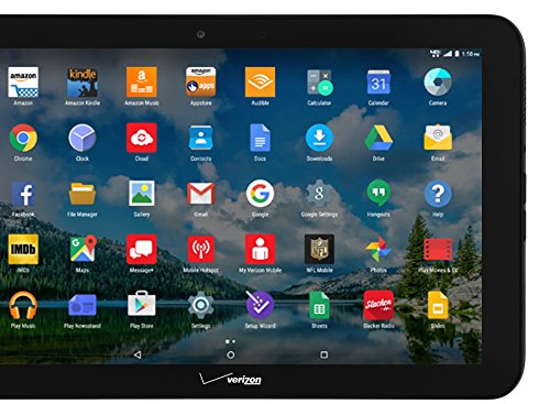 Verizon Ellipsis 10 16GB, Wi-Fi + 4G (Verizon) - Black