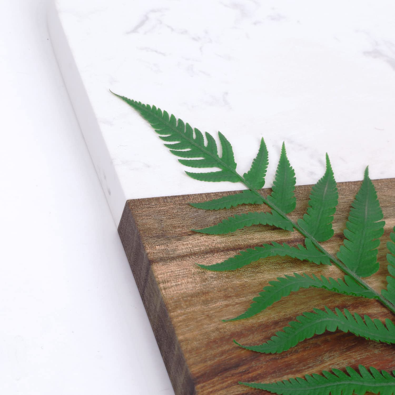 Uniharpa Cutting Board, Acacia Wood Cutting Board Solid Wood Marble Splicing Cutting Board Household Cutting Board for Meat Bread Fruits.