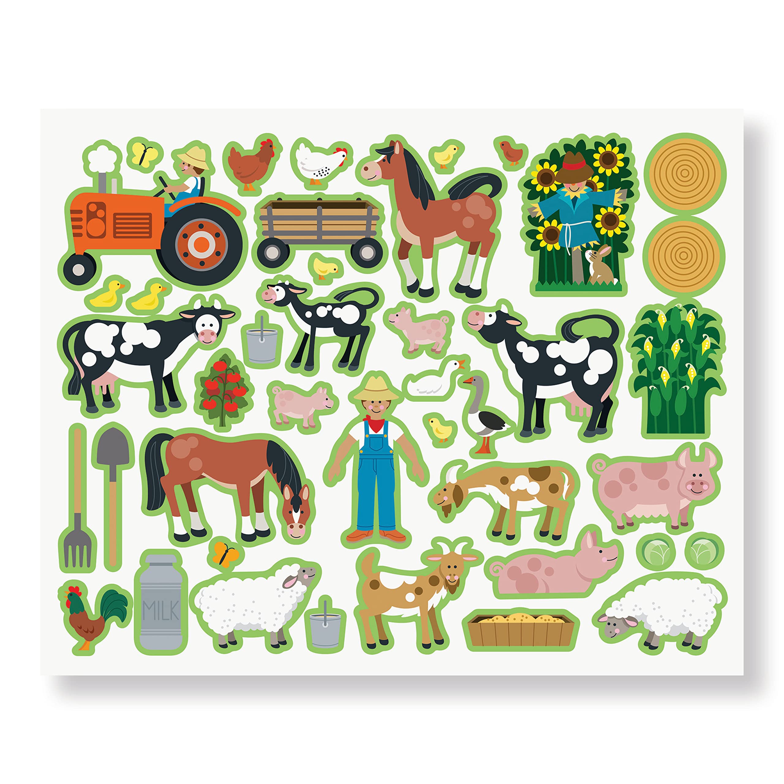 Melissa & Doug Reusable Sticker Pads Set: Habitats, Vehicles, Town: 115 Stickers - Restickable Stickers Book, Sticker Pads For Kids Ages 3+