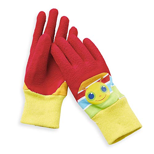 Melissa & Doug Giddy Buggy Good Gripping Gardening Gloves With Easy-Grip Rubber on Palms