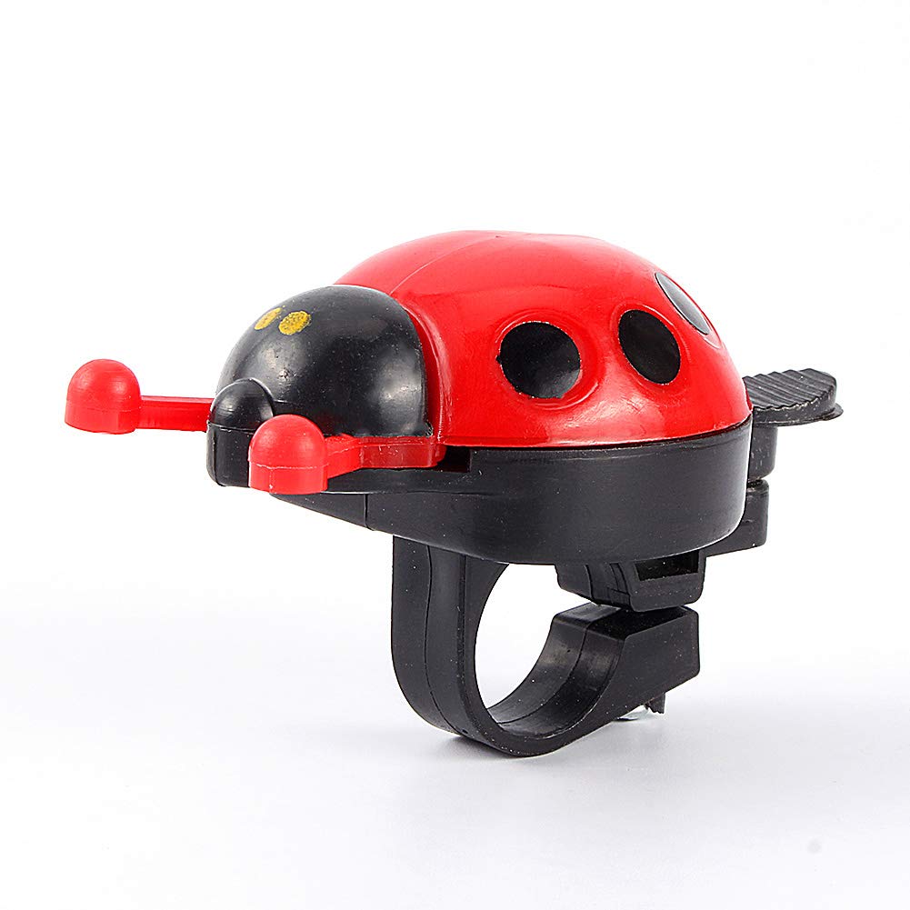 Ladybug Bike Bell, Clear Loud Sound Bell Ring Warning Bell for Children Toddler Outdoor Fun