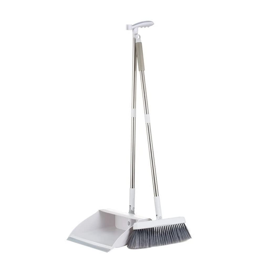WSJIE Broom and Scoop Set Folding Dustpan Bathroom Water Wiper to Sweep Magic Brush Garbage Squeegee Home Cleaning Products