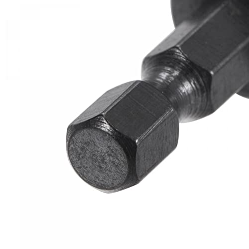 uxcell 3/8" Swaging Tool Drill 1/4" Hex Handle Repairing Flaring Tool for Air Conditioning Copper Aluminum Pipe