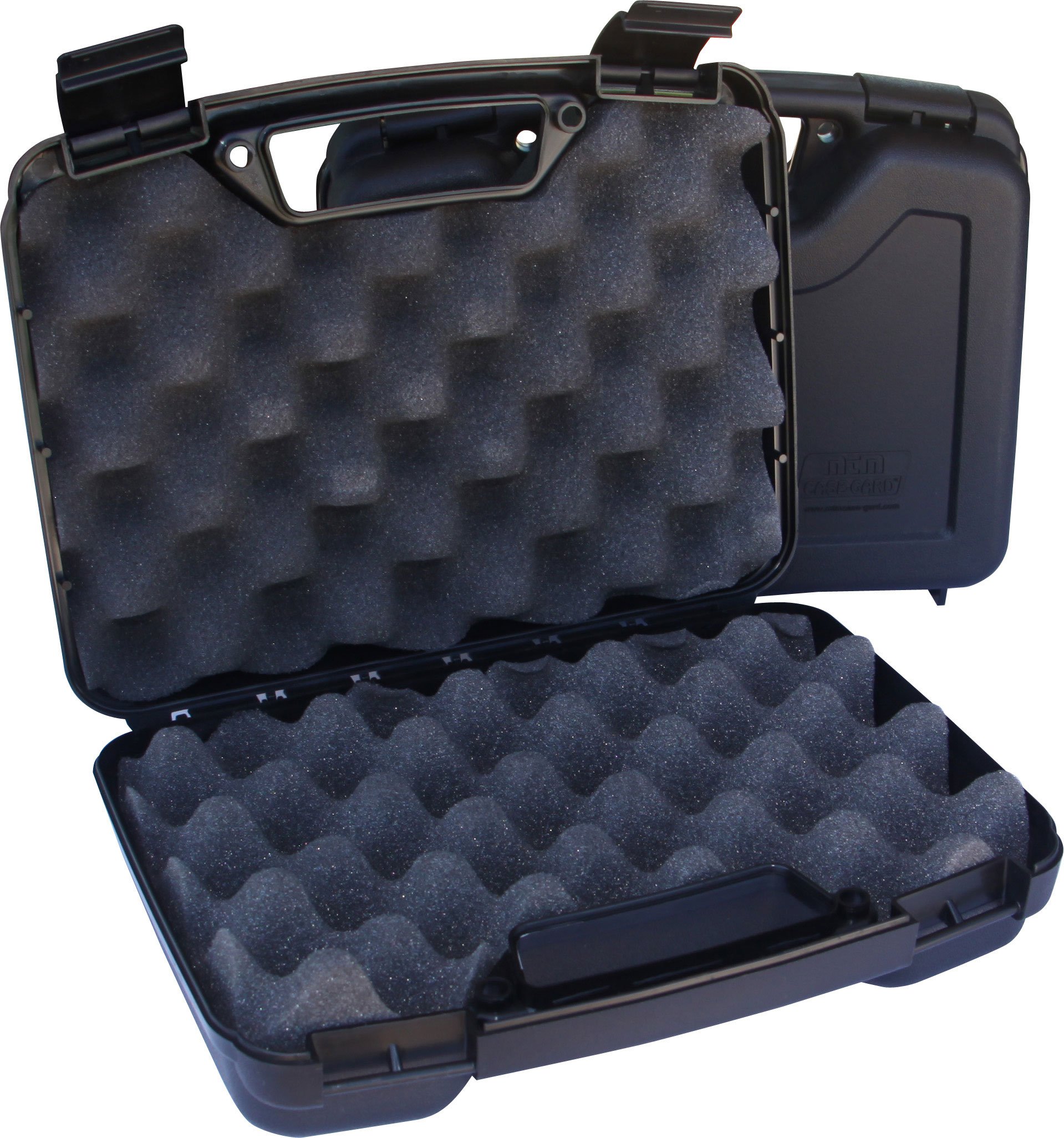 MTM 805-40 Single Pistol Handgun Case up to 4" Revolver Barrel, Black, 10.1"x8.0"x3.2"
