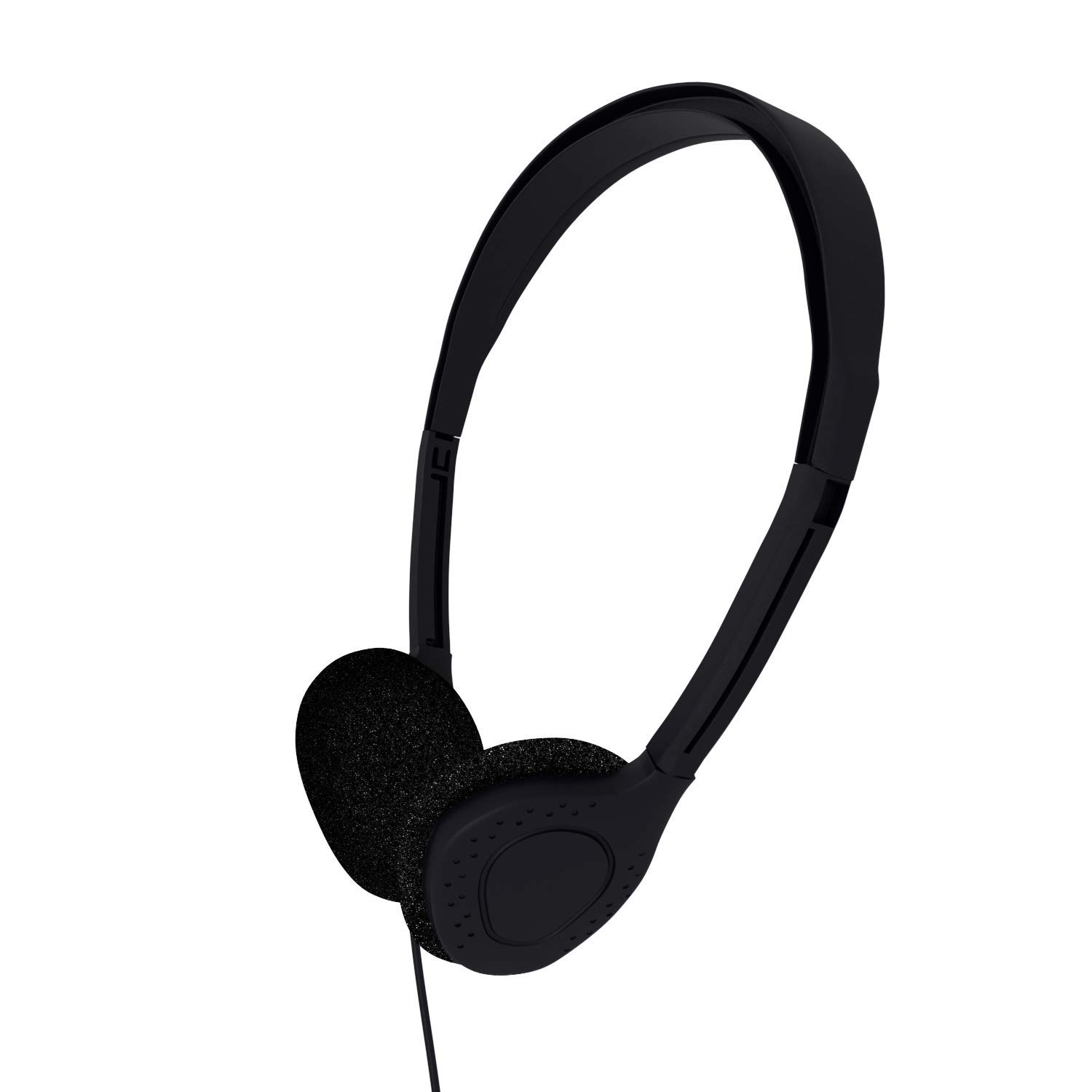 Maeline On-Ear Headphones with 3.5 mm Headphone Plug - 1 Pack - Black