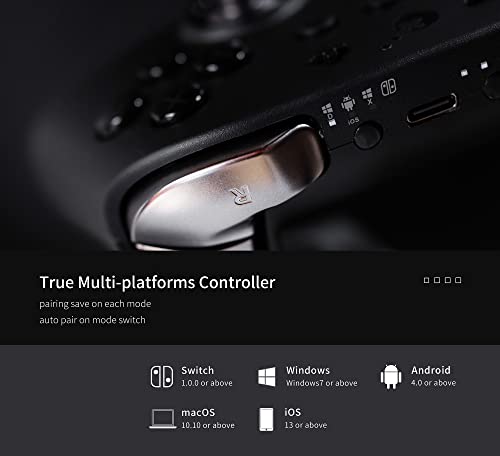 TADA KingKong 2 Pro Wireless Controller for Nintendo Switch No Drifting No Deadzone Powerful Wireless Joystick Support Smart Auto Pilot Gaming & Advanced Motion Sense