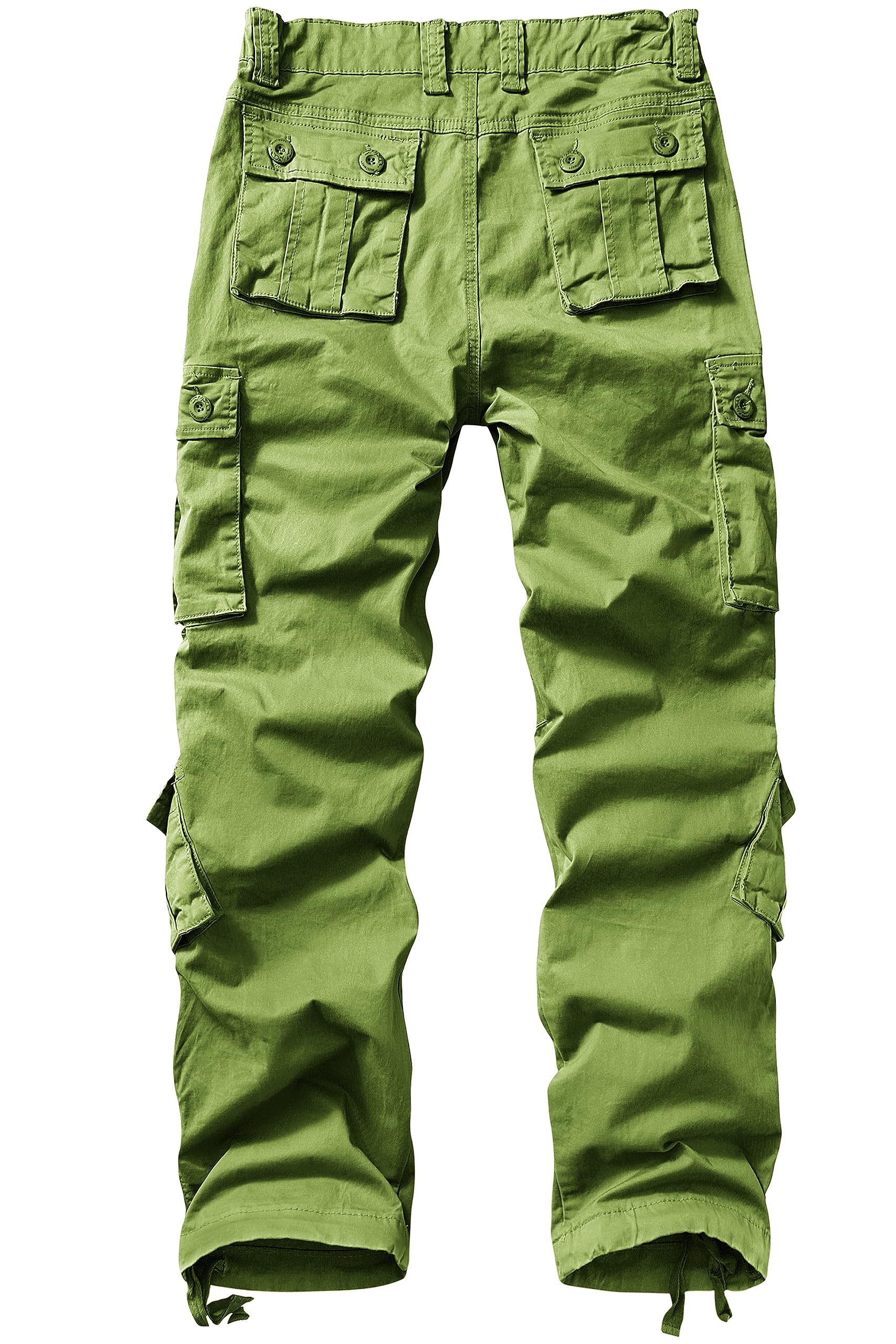 nobrand TRGPSG Women's Casual Ripstop Military Work Trousers, Multi-Pocket Outdoor Army Combat Cargo Pants 3209 ArmyGreen