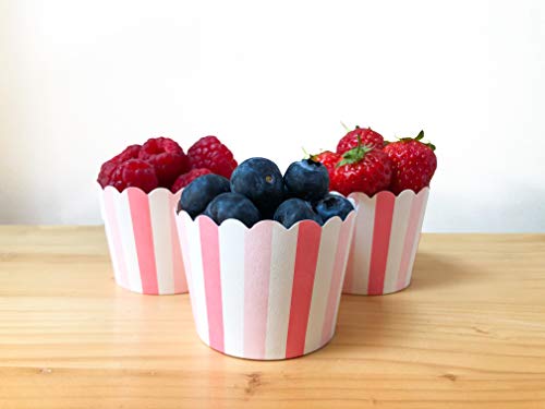 Talking Tables Kids Party Pink Treat Tubs Cups, Pack of 20, Height 15cm, 6",