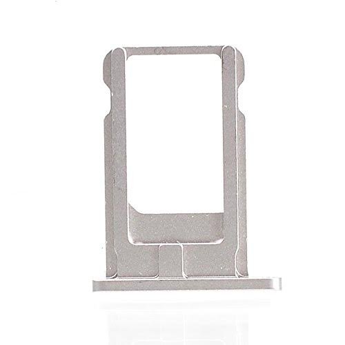 MMOBIEL SIM Card Slot Tray Holder Replacement Compatible with iPhone 6 2014 - Incl. SIM Pin - Black