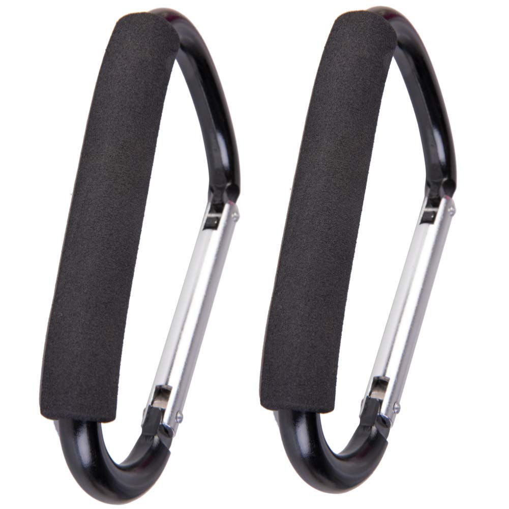 MELIDE Stroller Hook,Very Sturdy and Handy Stroller Organizer to Carry Diaper Bags, Grocery Bags, Grocery Baskets and for Walking with Your Toddler.