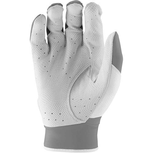 Marucci 2019 Signature Baseball Batting Gloves, Gray, Adult Small