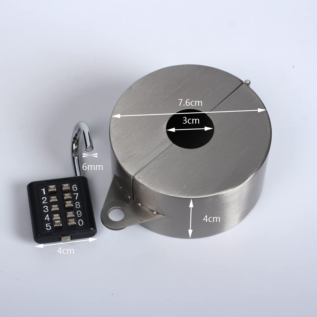 Outdoor Faucet Lock System -Gate Valve LockoutDevice -Stainless Steel Prevent Water Theft by Cover and Code Lock,Stop Unauthorized Water use and Vandalism,Faucet Protection Cover (Password Lock)