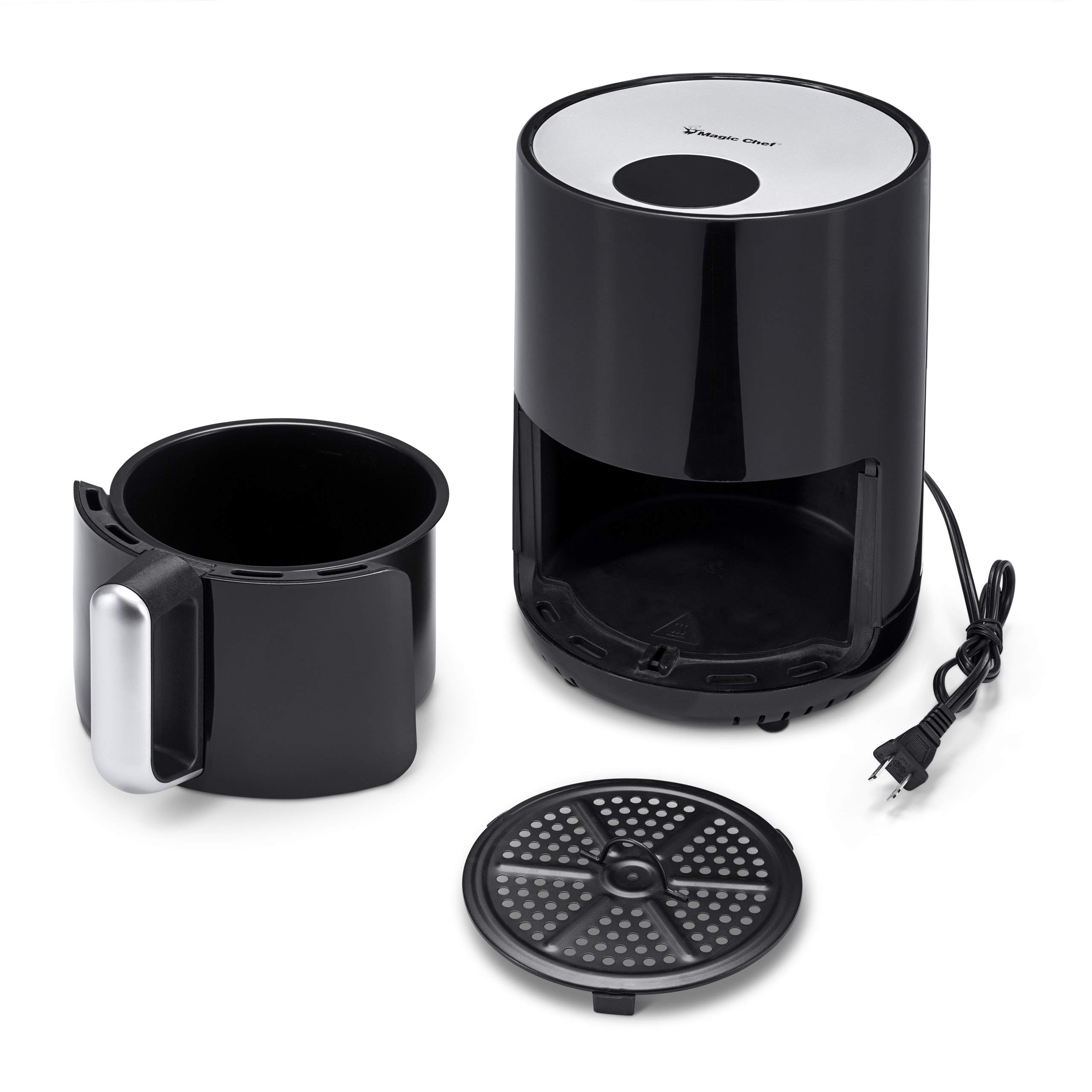 Magic Chef Airfryer Digital 1.6 Quart Compact Snack Sized Easy to Use Air Fryer
