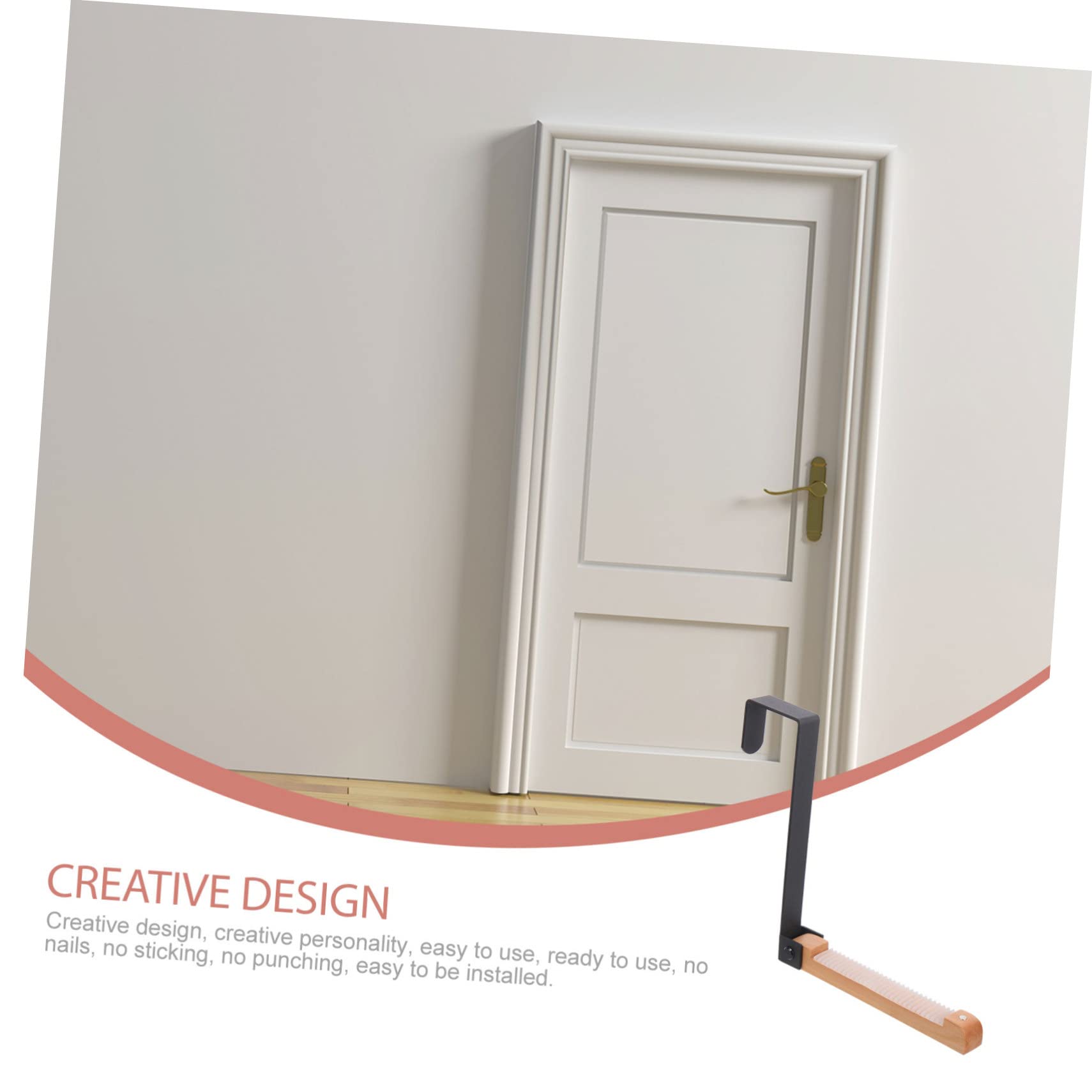 Mobestech 5pcs Door Hook Door Back Hanger Hanging Storage Hanger Wall Hanging Hooks Towel Hangers Over Door Single Coat Hook Door Coat and Hat Hook On The Door Rear Hanger Lotus Tree