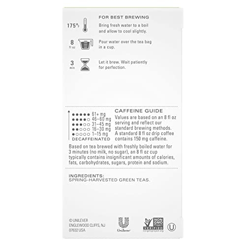 TAZO China Green Tips Renew Tea Bags, 20 Count (Pack of 6)