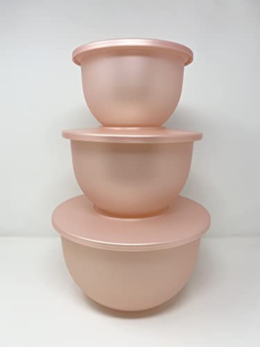 Tupperware Impressions Classic Bowl Set Spring Color NEW