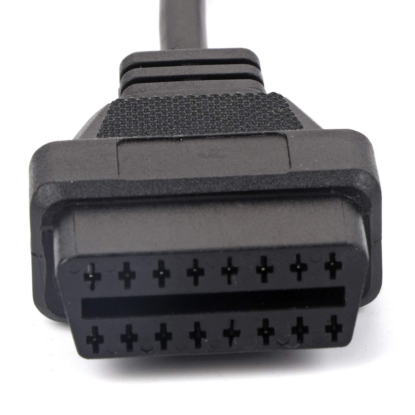 OBD1 12 Pins to OBD2 16 Pins Adapter Cable for GM Diagnostic Tool Adapter Scanner Cable 12pins Male Connector OBDII 16pins Female Connector