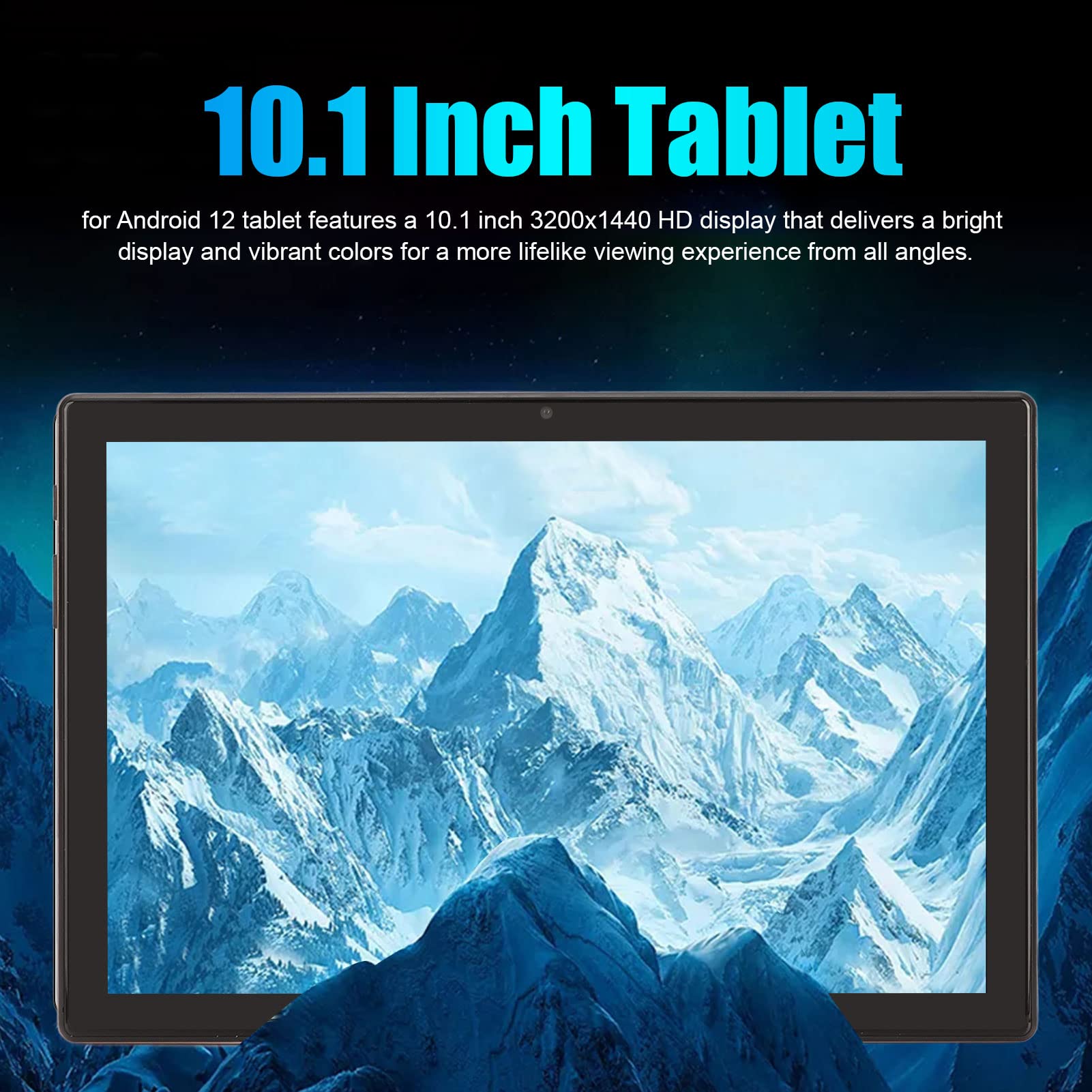 TOPINCN Tablet, 10.1 Inch Support OTG Octa Core 8GB RAM 128GB ROM Dual SIM Dual Standby 5G WiFi Tablet for Android 12 for Teenagers (US Plug)