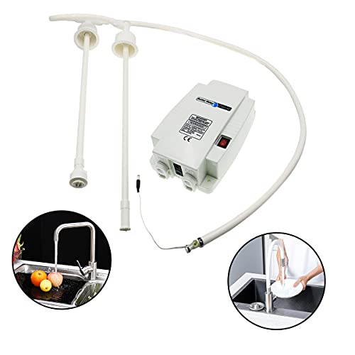 TDRRICH Bottled Drinking Water Dispensing Pump System,Double-Pipe Electric Water Pump for 5 Gallon Power 25W Pressure Value 60psi 1GPM Flow 2.5L Suitable for Coffee/Ice Machines,Refrigerators, Faucets