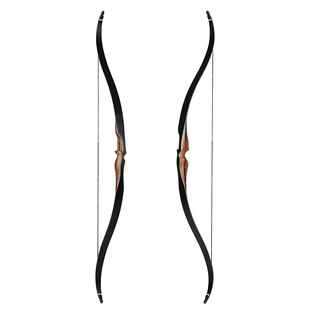 OEELINE Airobow One Piece Recurve Bow 54in Professional Hunting Longbow Right and Left Hand Draw Weights in 30-50 lbs