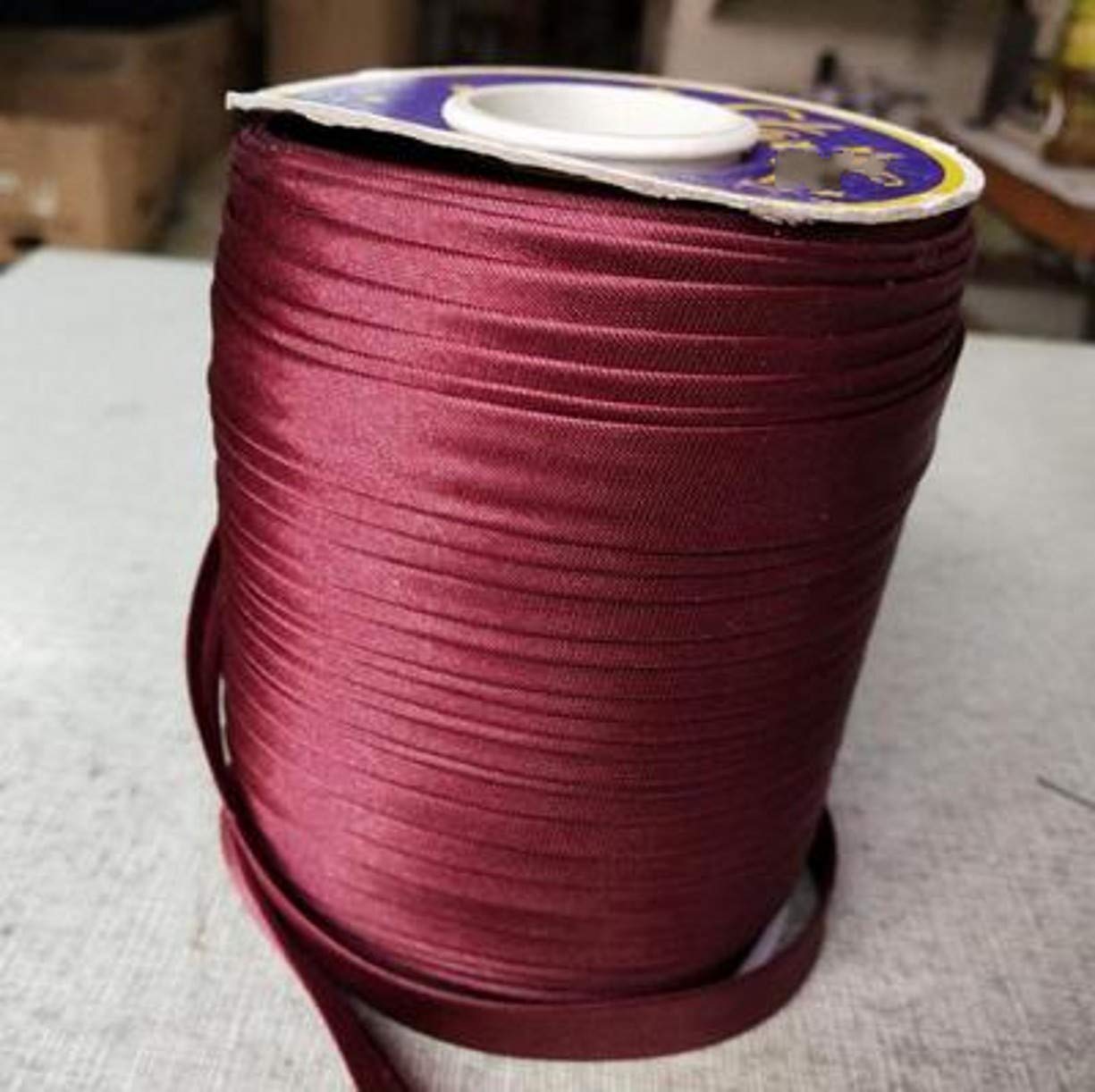 MUGgYz 87 Yards,1/2 Inch Width Polyester Fuchsia Satin Ironed Single Fold Bias Binding/Bias Tape Ribbon Garment Cloth Sewing Accessories