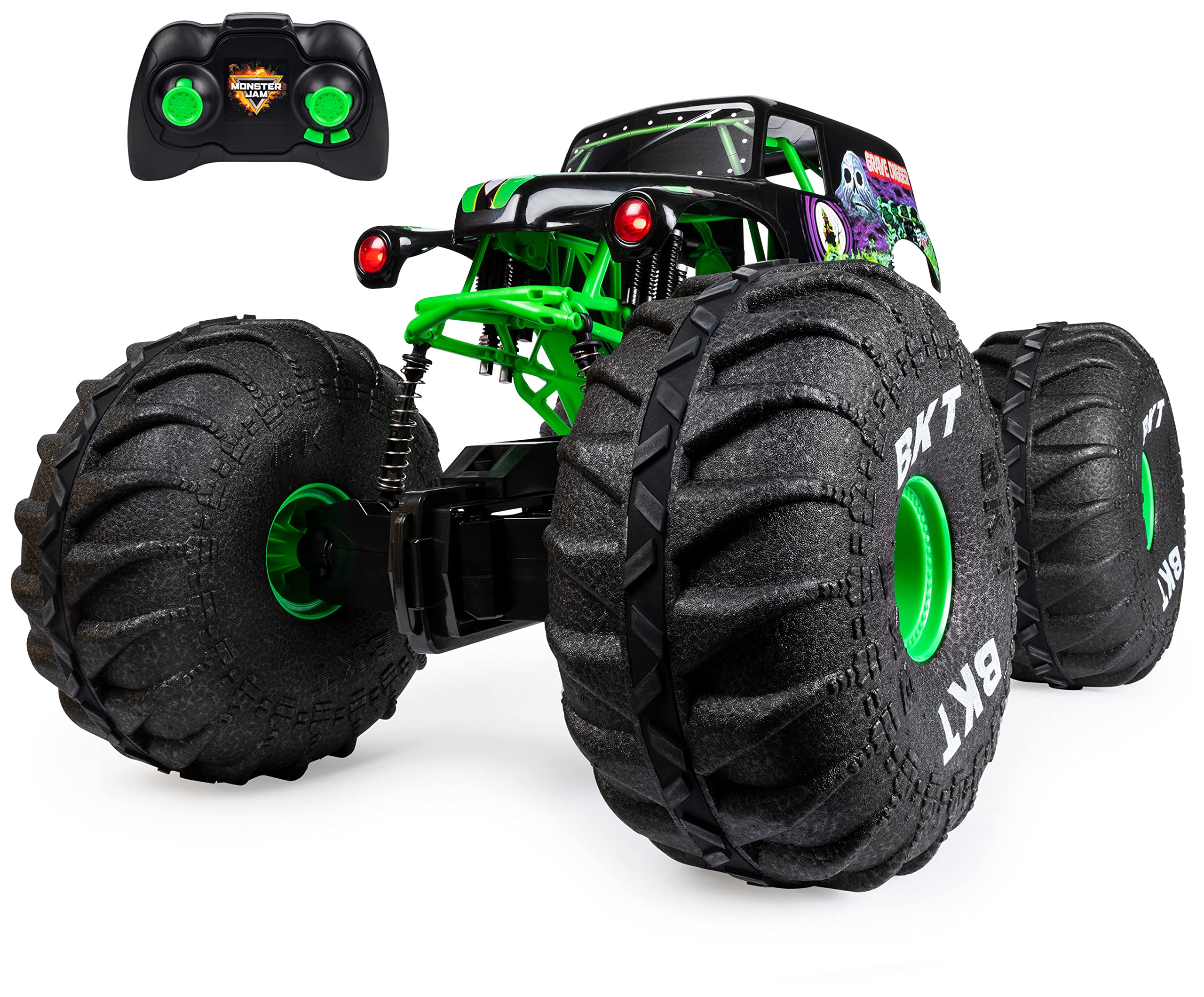 Monster Jam, Official Mega Grave Digger All-Terrain Remote Control Monster Truck, Over 2 Ft. Tall, 1:6 Scale, Kids Toys for Boys and Girls Ages 4-6+