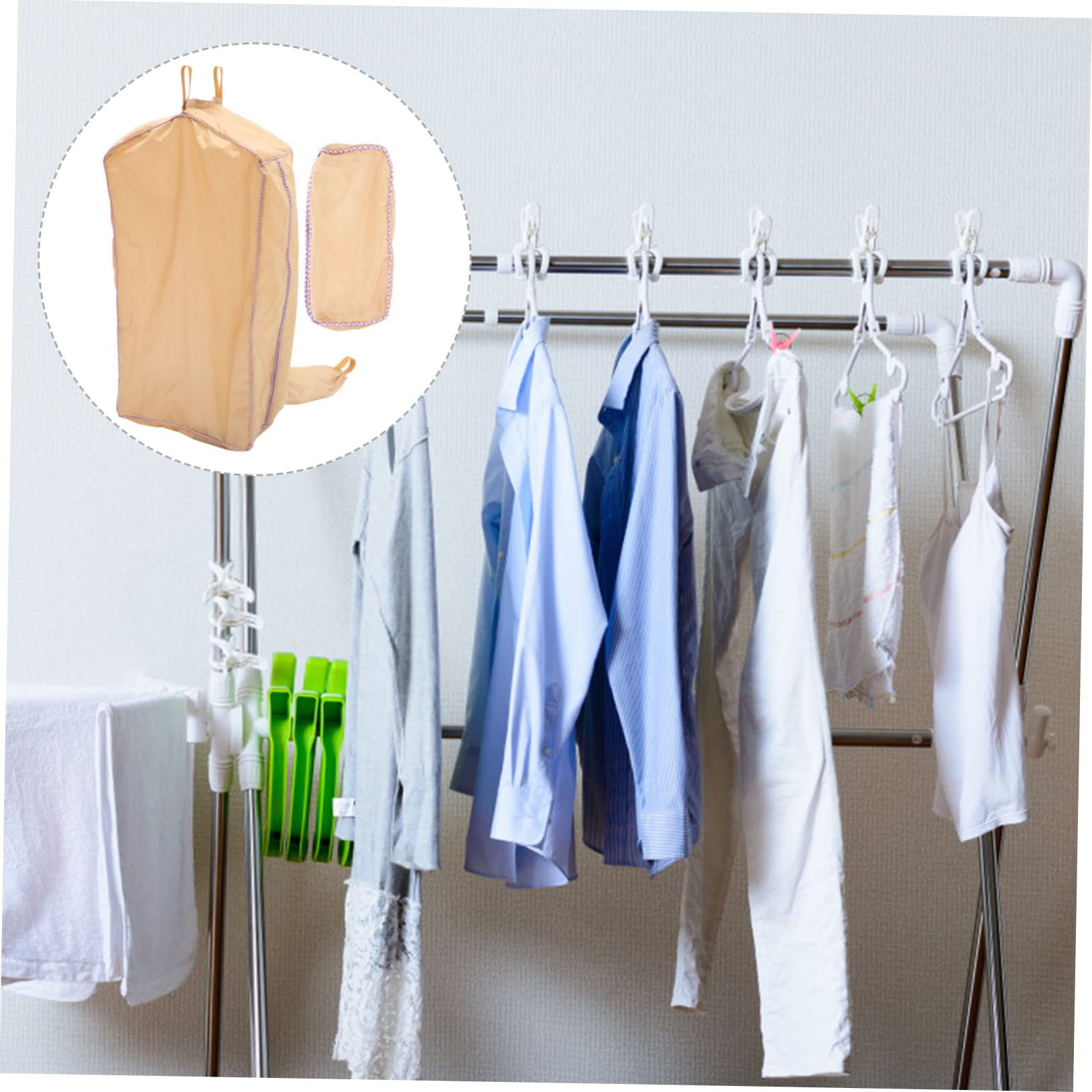 Portable Drying Machine 1pc Dry Clothes Bag Folding Clothes Electric Clothes Dryer Clothes Drying Rack Outdoor Portable Tumble Dryer Portable Drying Machine All-round Dryer Wild