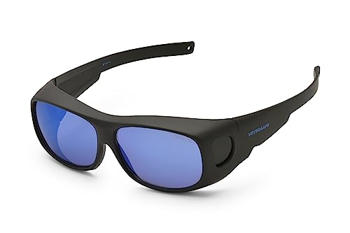 VetroSafe® Guardian OTG Glassblowing Safety Glasses Shade 3 (Didymium-Alternative Polycarbonate Lens) for Lampworking, Flameworking, Glassblowing