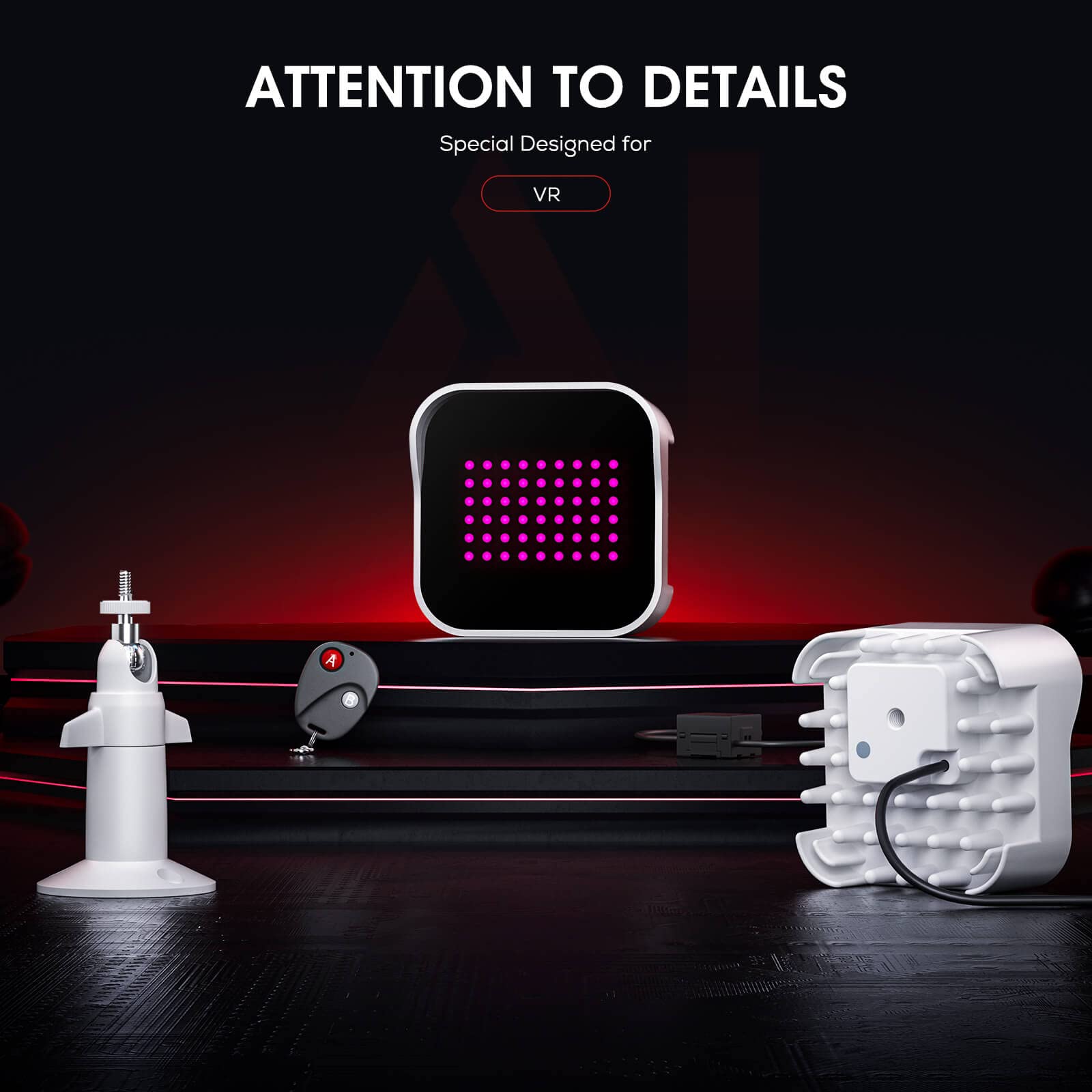 Tendelux DI10V IR Illuminator for VR Headsets, Wide Angle Infrared Light for Enhancing Tracking Sensitivity in The Dark, Compatible with Meta Quest 2 & More