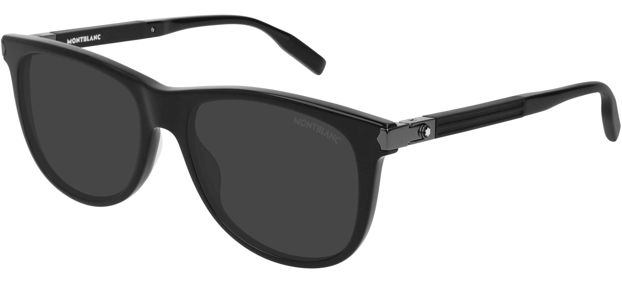 Montblanc MB 0031 S- 010 Black/Grey 57/18/150 Men Sunglasses