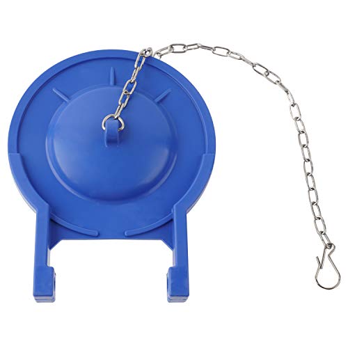 Toilet Flapper Compatible with TOTO Flapper Model THU140S, Replaces 3-Inch Flappers Long Lasting Rubber Seal Water Saving- Including Stainless Steel Chain and Hook, Easy to Install(Pack of 1, Blue)