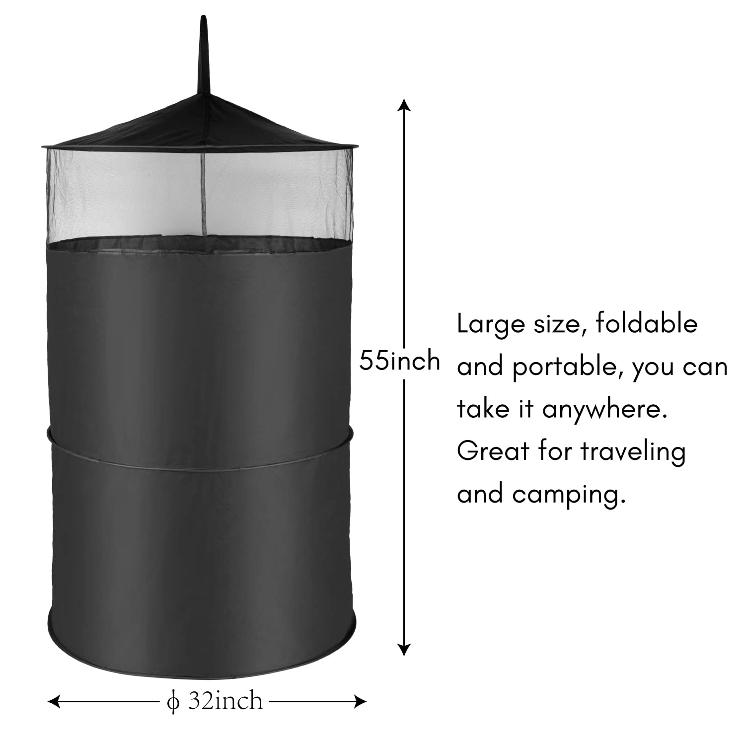 Tents for Camping, Baraiser Pop Up Tent with Portable Toilet, Portable Potty for Camping and Outdoor