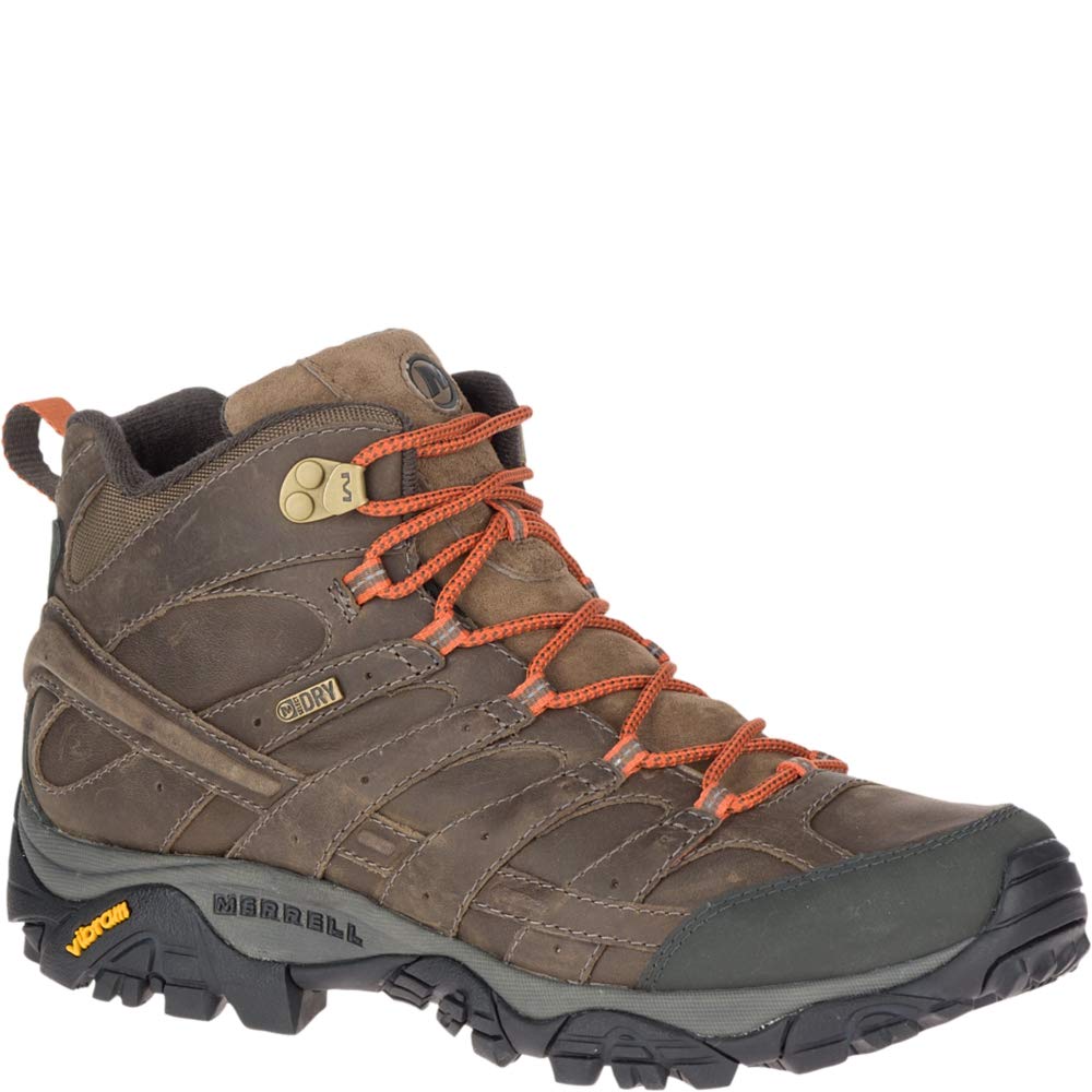 Merrell Men's Moab 2 Prime MID Waterproof Hiking Boot, Canteen, 10 Wide