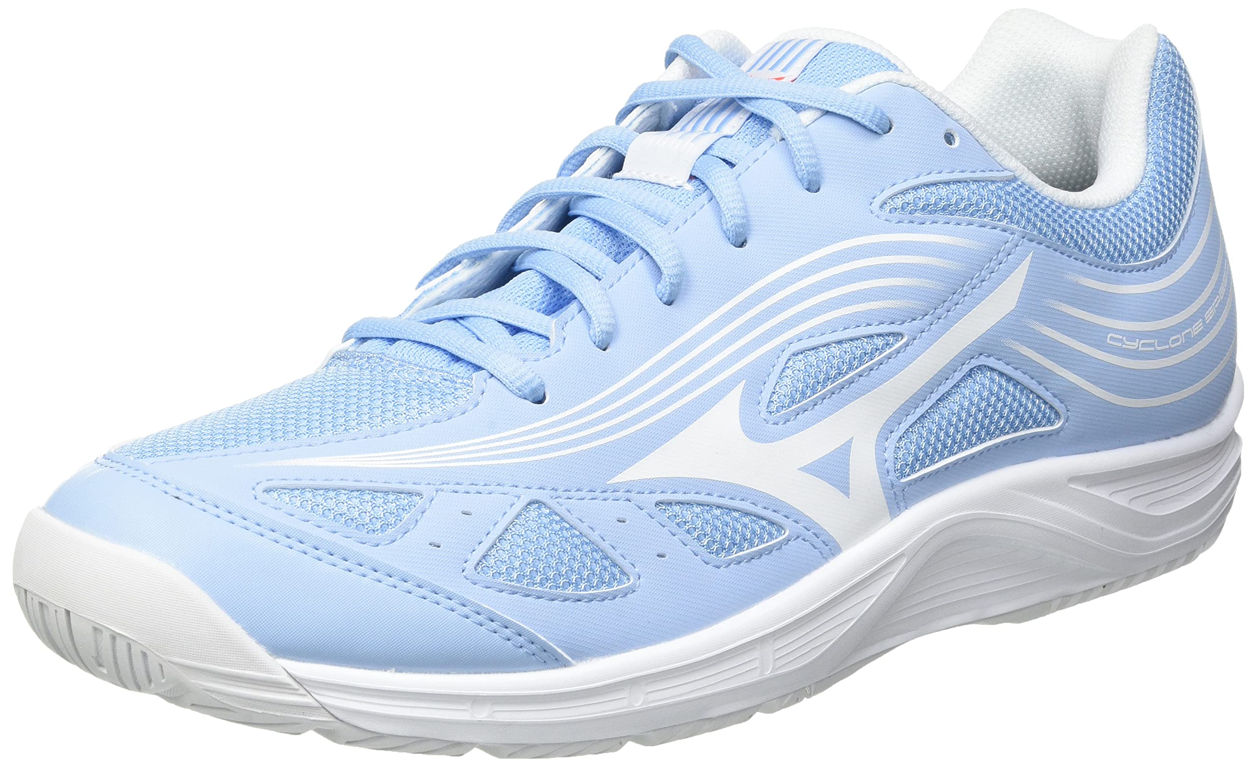 Mizuno Women's Cyclone Speed 3 Volleyball Shoe, Bluebell White Ignitionr, US:7