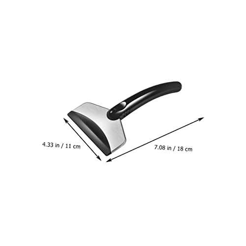 Yardwe 18 PCS Stainless Steel Snow Shovel Stainless Spatula Stainless Steel Scraper car Window Squeegee Snow Brush for car Auto Windshield Snowbrush car ice Scraper Frost Removal Shovel