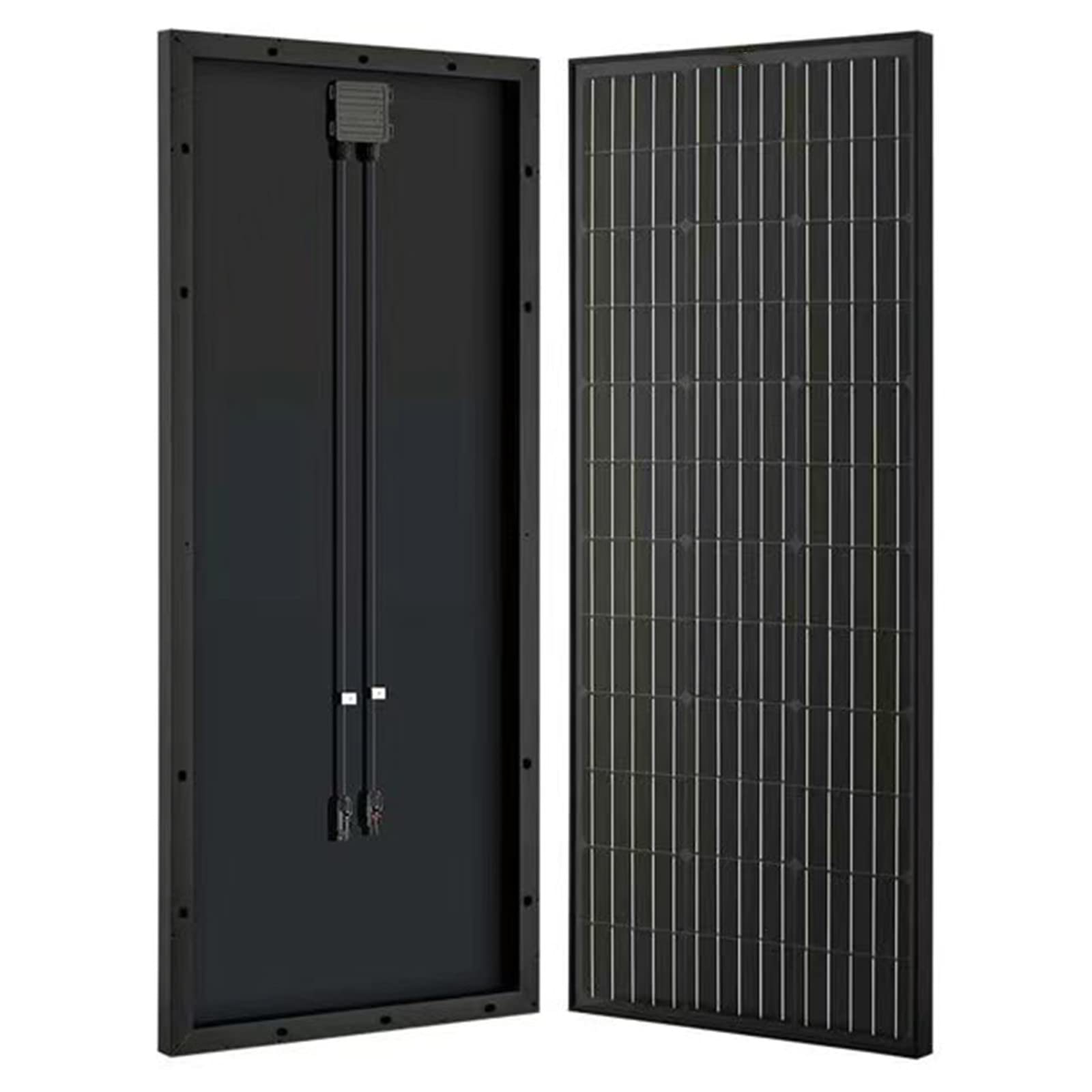 Solar Panel, 100w 12v Monocrystalline High-Efficiency Solar Panel, Module with Connector (Panel Only, Compact Design)âŠ