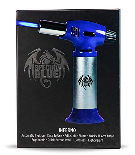 Special Blue Inferno Professional Butane Torch (Silver)
