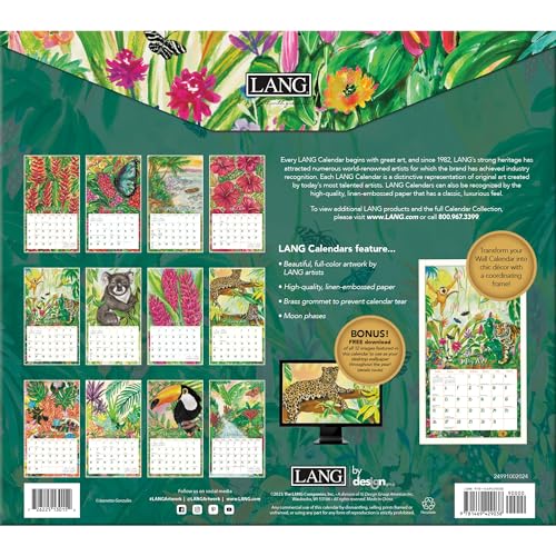 LANG Lush Life 2024 Wall Calendar (24991002024)