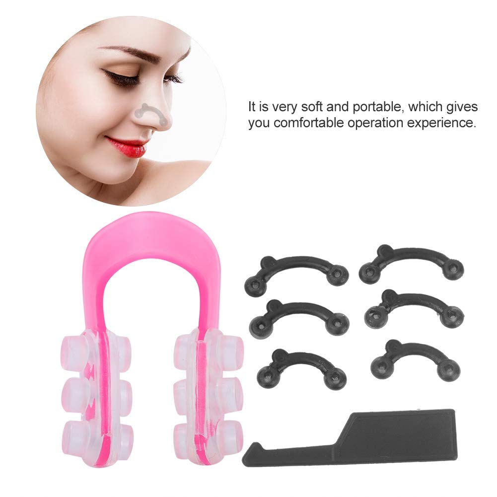 Nose Shaper Clip, Pain Silicone Nose Up Lifting Shaper Nose Clip for Lifting Straightening Corrector Device