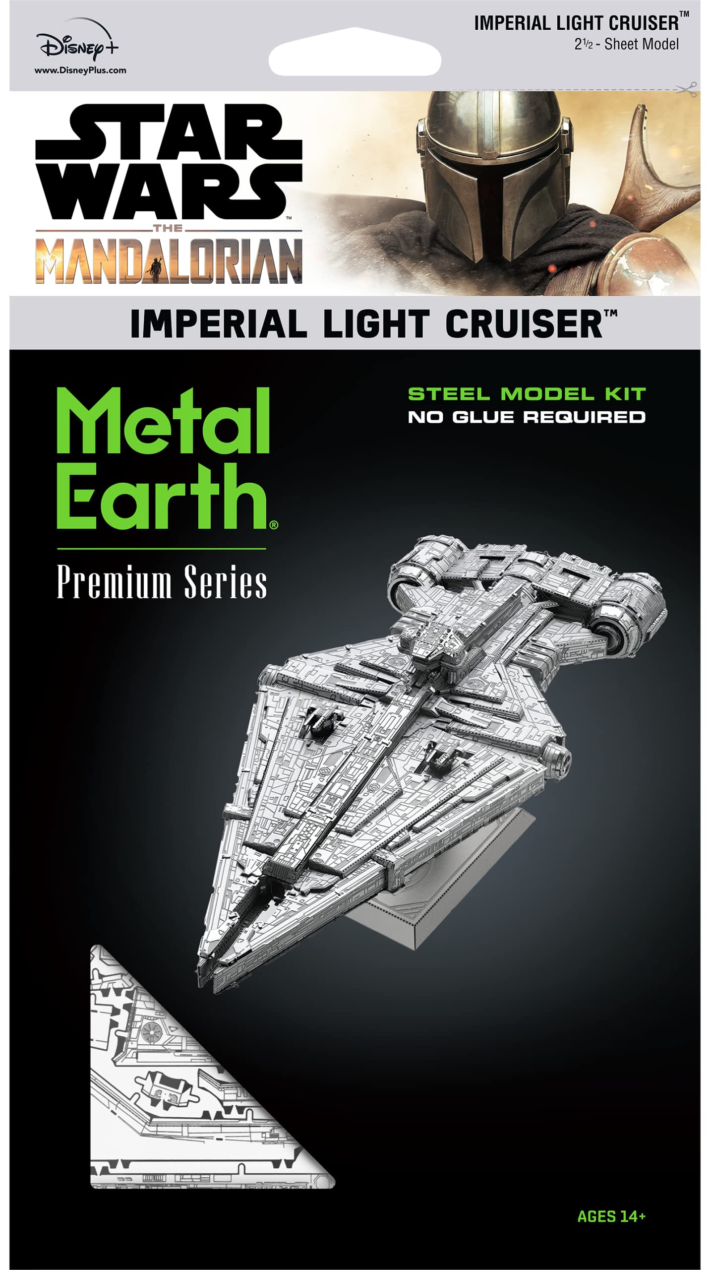 Metal Earth Fascinations Premium Series Star Wars Imperial Light Cruiser 3D Metal Model Kit