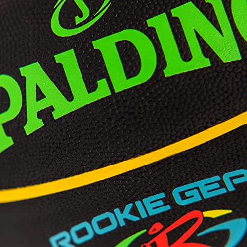 Spalding Rookie Gear® Black Youth Indoor-Outdoor Basketball 27.5"