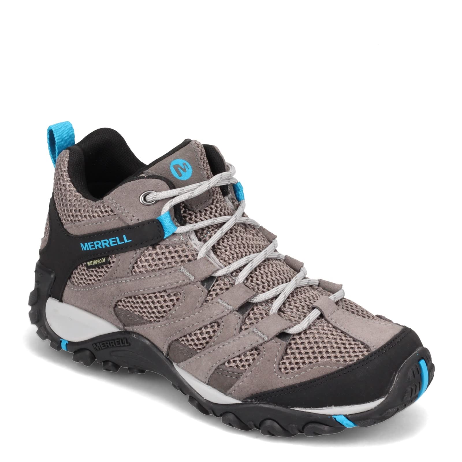 Merrell Women's ALVERSTONE MID Hiking Boot, Charcoal/Tahoe, 7.5