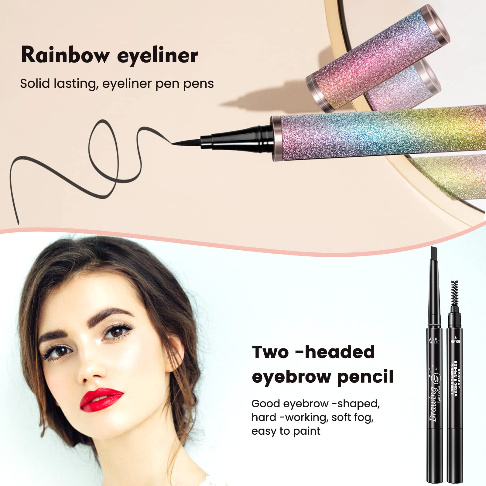 Makeup Kit for Women Full Kit, All in One Makeup Set,Include Eyeshadow&Facial Palette Lipglaze&Lipline Eyebrow&Eyeliner EyeShadow Brush